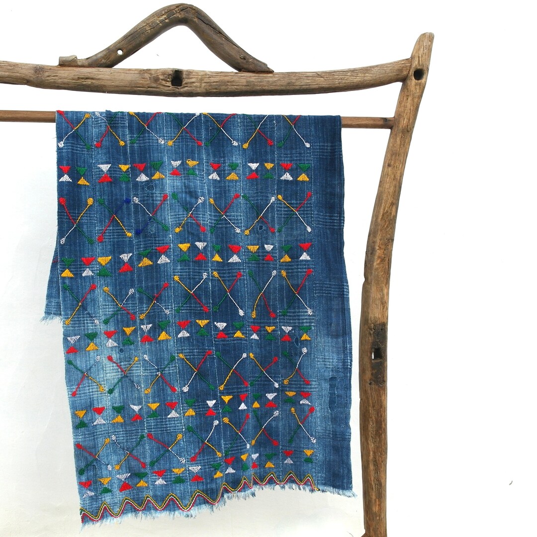 Indigo Mud Cloth, Mud Cloth Fabric, Mud Cloth, African Textile, African ...