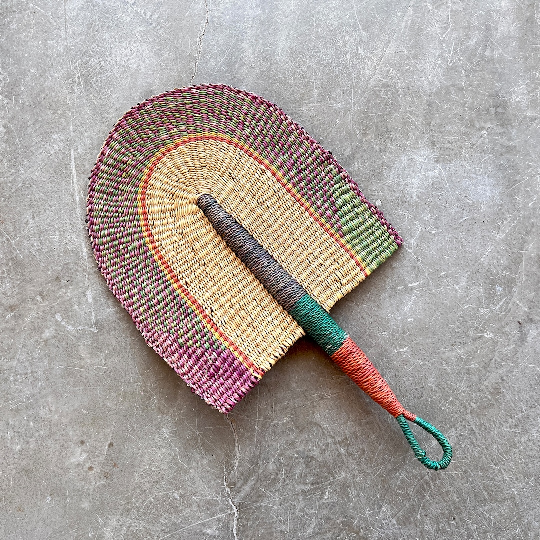 Hand Fan, Bolga Fan, Hand Woven Fan, African Fan, Handmade Fan ...