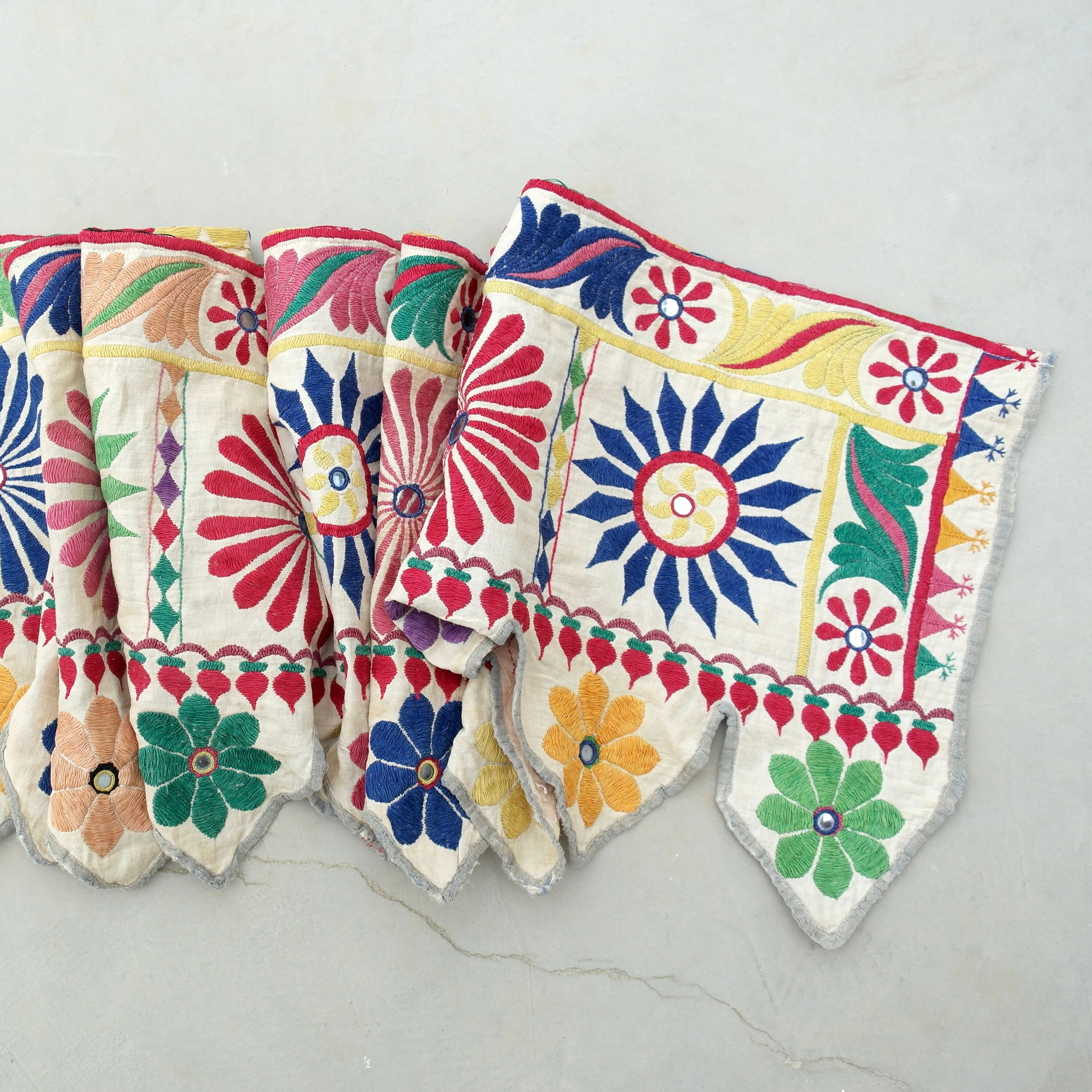 Extra Long Vintage Toran, Toran, Rajasthan Toran, Indian Textile ...