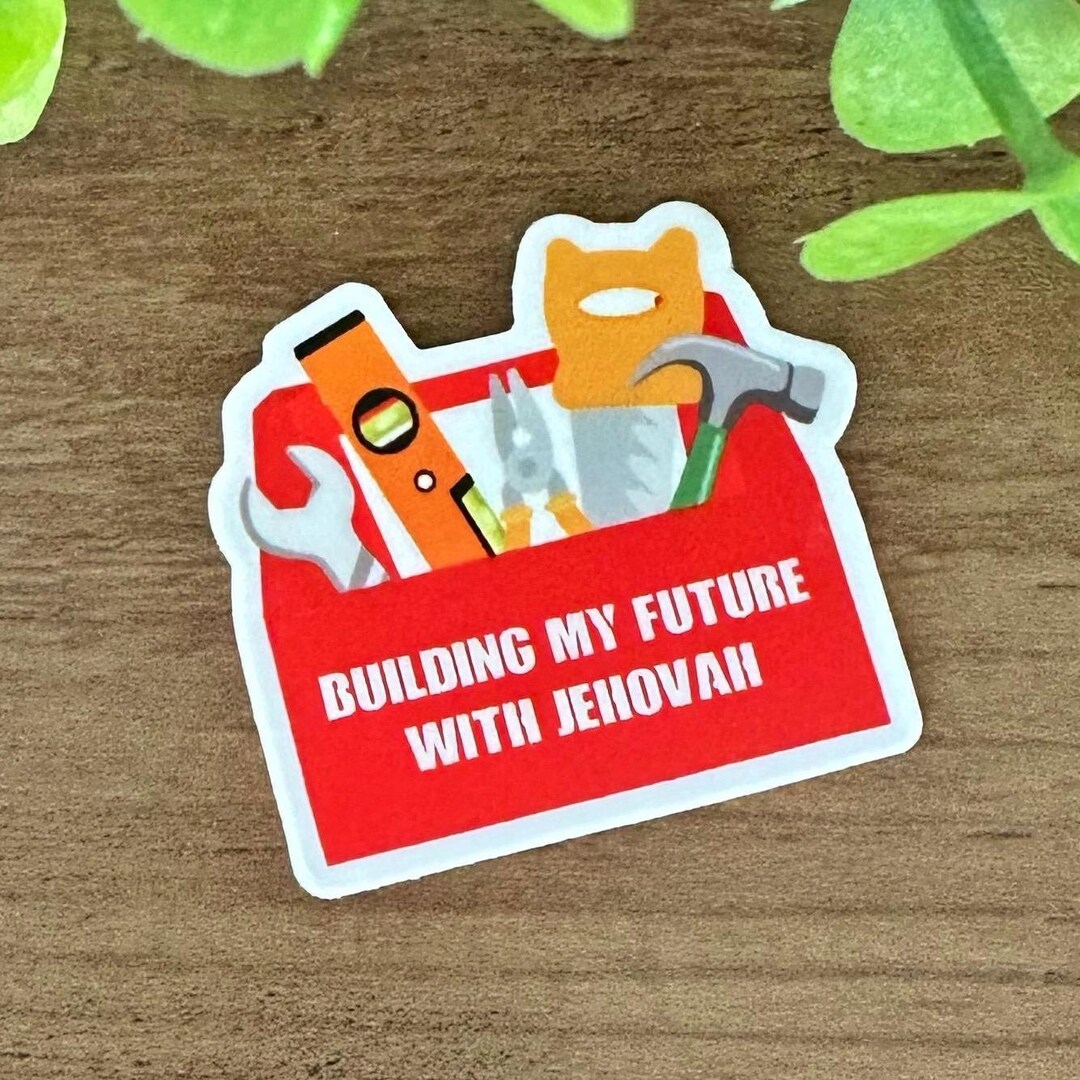 LDC Building My Future With Jehovah Hard Hat Stickers | JW Pioneer ...
