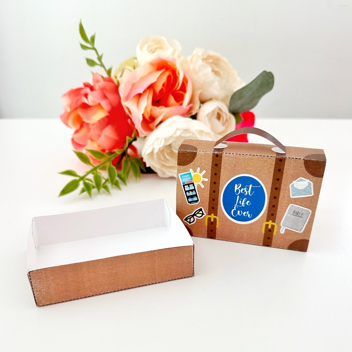 JW Suitcase Gift Card Holder | Printable Gift Box (digital Download) - Etsy