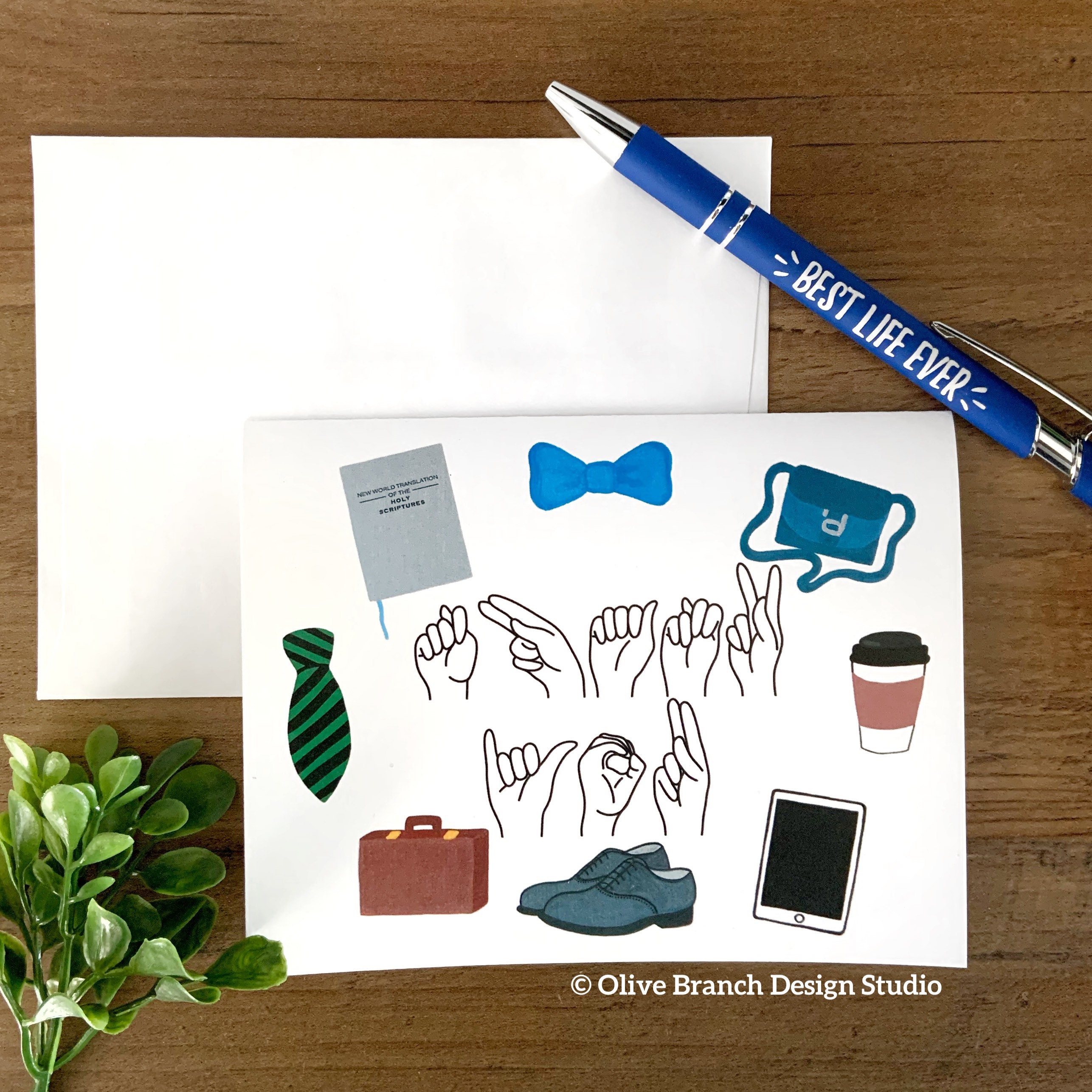 ASL Thank You Card JW Sign Language - Etsy