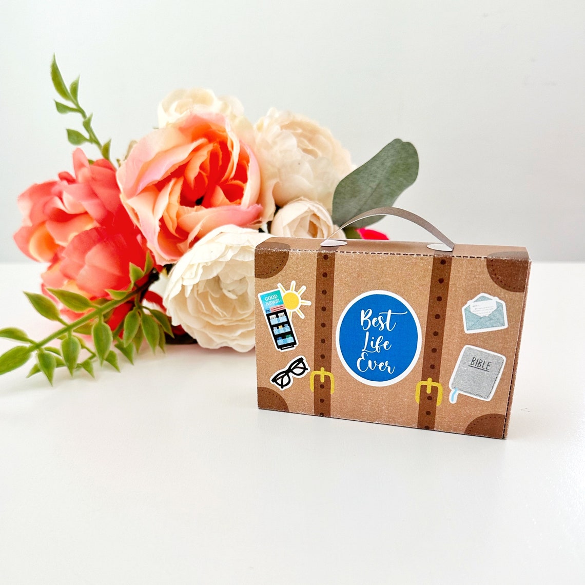 JW Suitcase Gift Card Holder | Printable Gift Box (digital Download) - Etsy