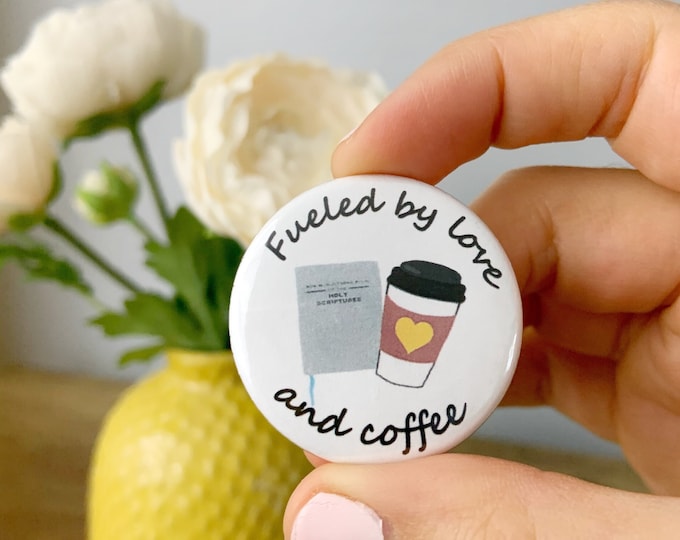 JW Pioneer Pin Fueled by Love and Coffee - Etsy