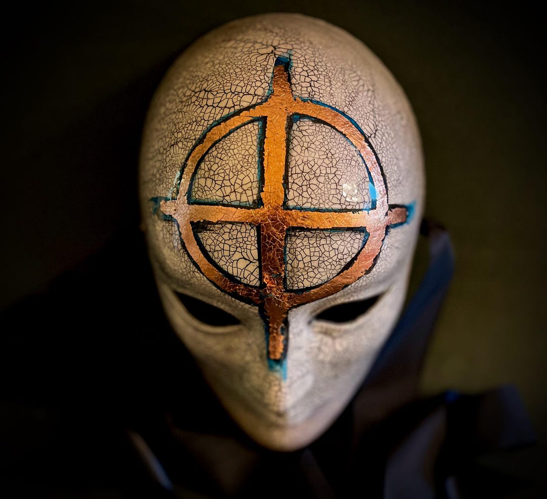 Zodiac Masquerade Mask for Men. Hand Painted Serial Killer Halloween ...