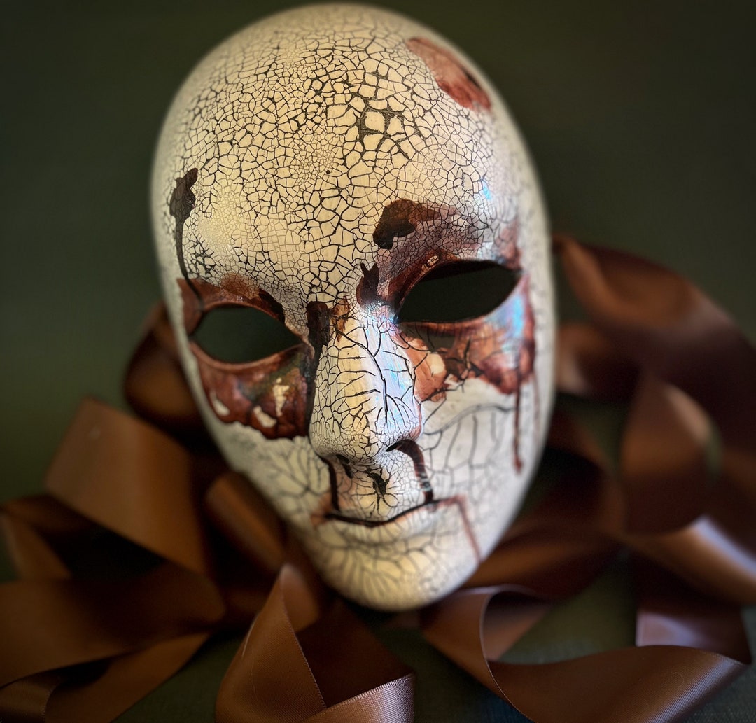 Mens Venetian Masquerade Mask. Scary, Bloody Horror Carnival Mask for ...