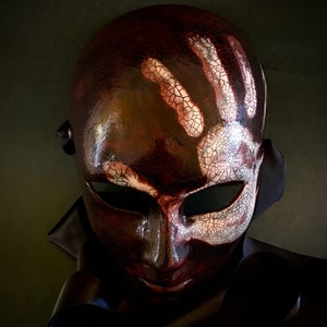 Full Face Masquerade Mask. Hand Painted Horror Theater and Scary ...