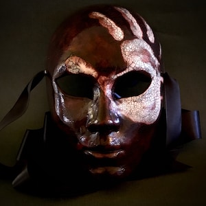 Full Face Masquerade Mask. Hand Painted Horror Theater and Scary ...
