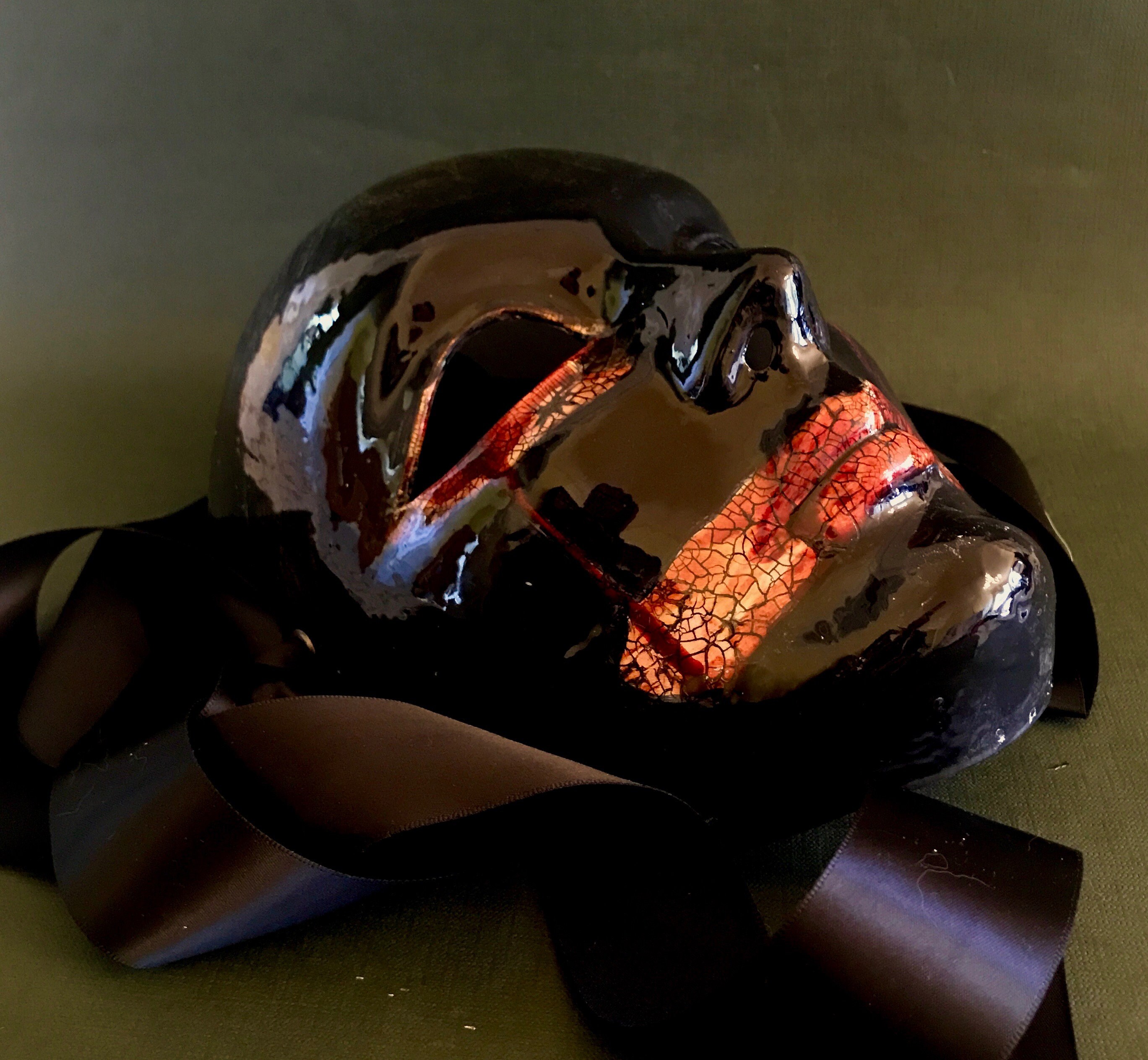 Full Face Masquerade Mask. Hand Painted Theater and Unique - Etsy