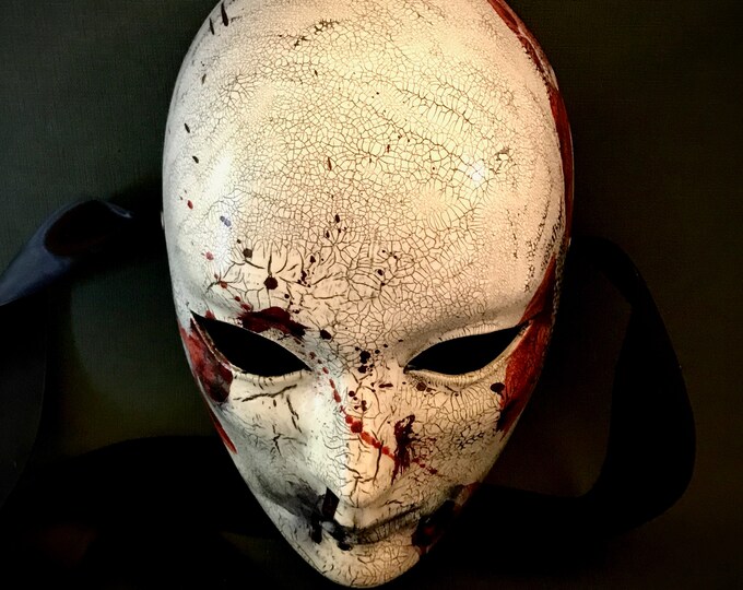 Horror Halloween Mask. Full Face Masquerade Mask. Hand Painted Theater ...