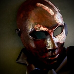 Full Face Masquerade Mask. Hand Painted Horror Theater and Scary ...