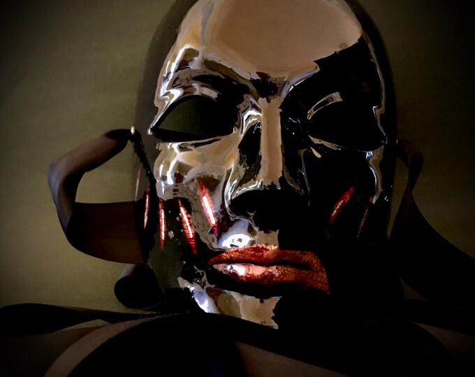 Mens Wakanda Inspired Masquerade Mask. Halloween Mask. Mens Carnival ...