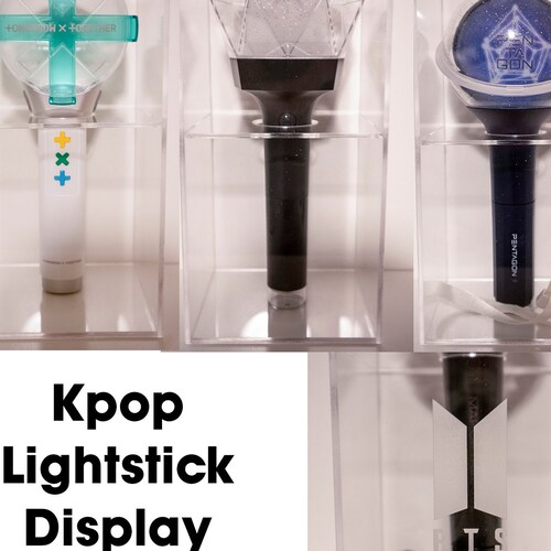 Lightstick Display Case Acrylic Material With Lamp Rack - Etsy