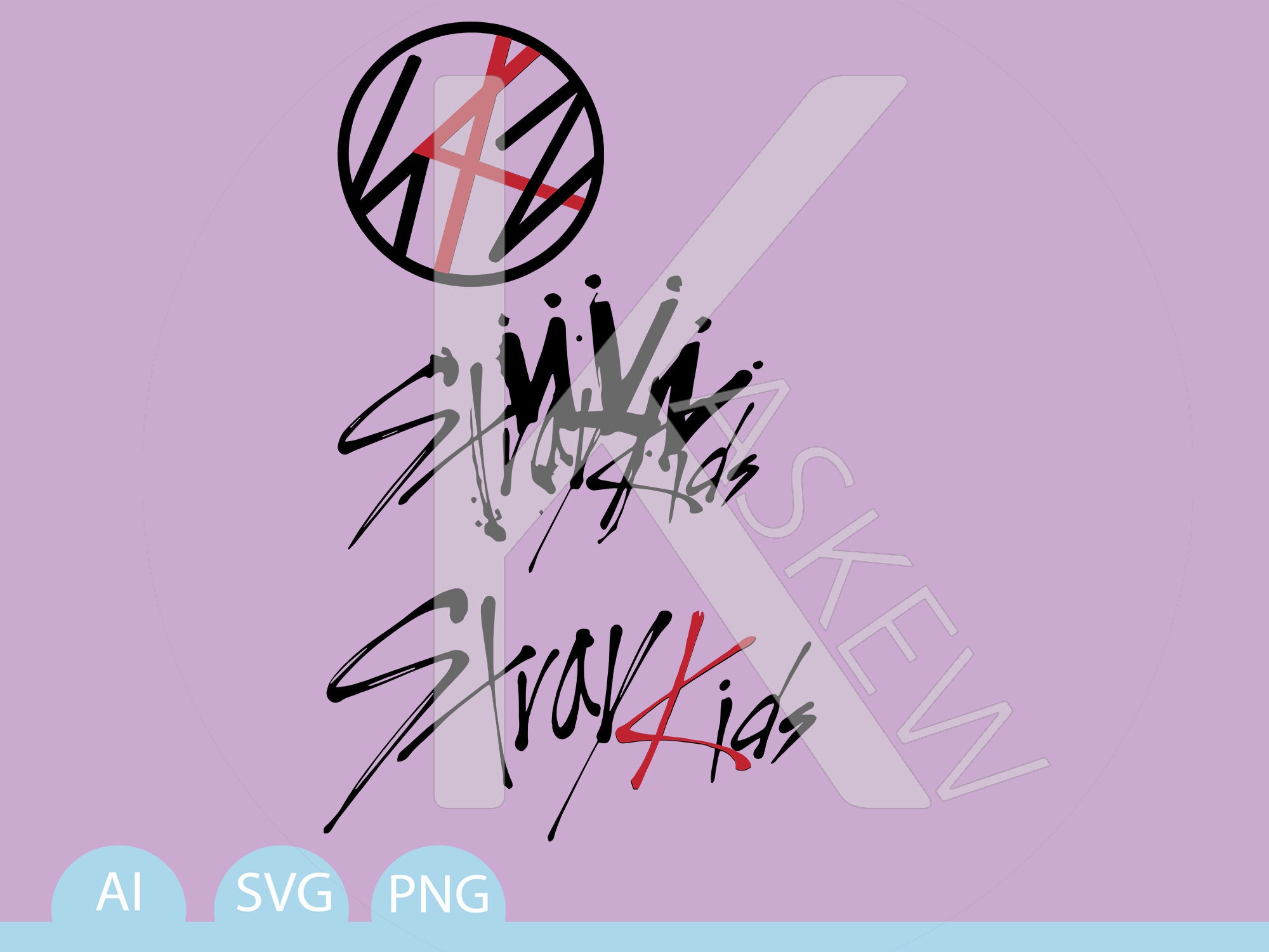 Stray Kids Kpop Logos Svg, Png, Ai - Etsy