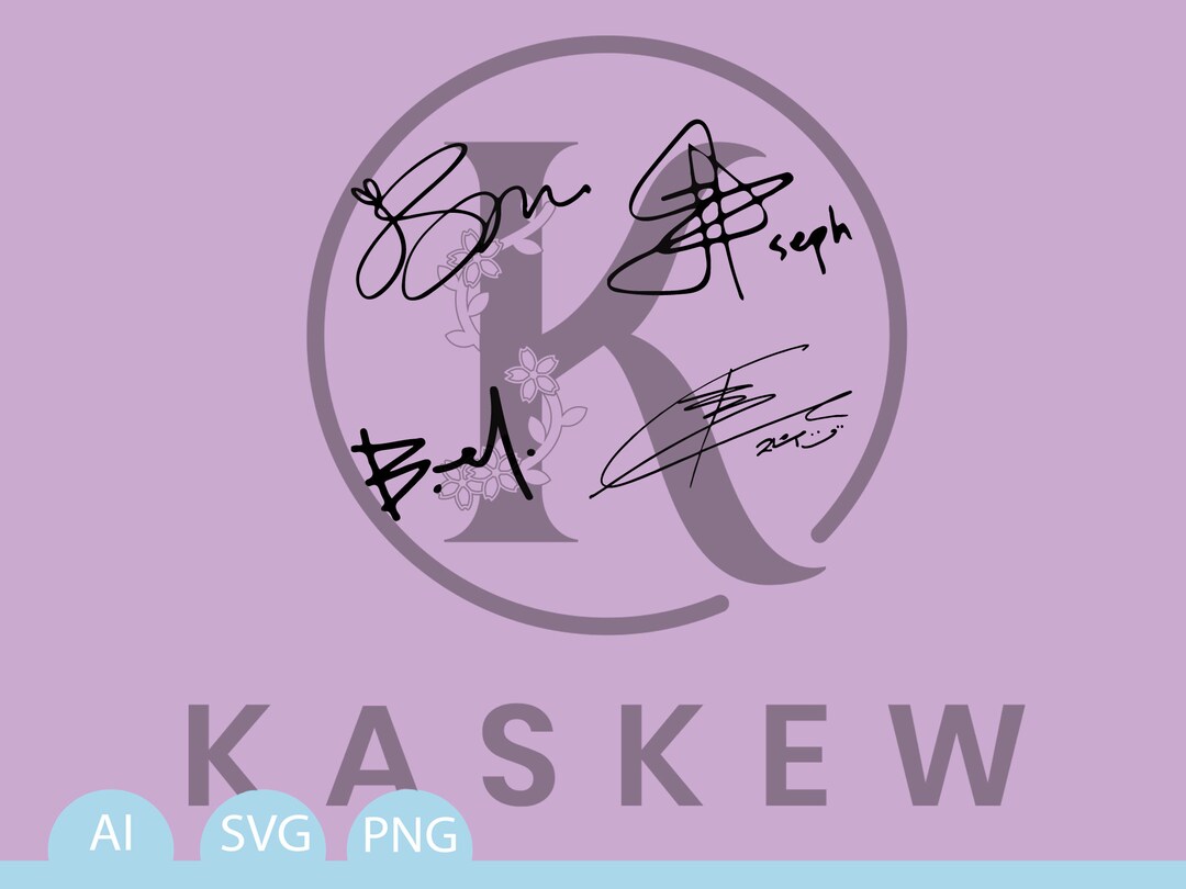 KARD Group Signatures / Autographs Svg, Png, Ai - Etsy