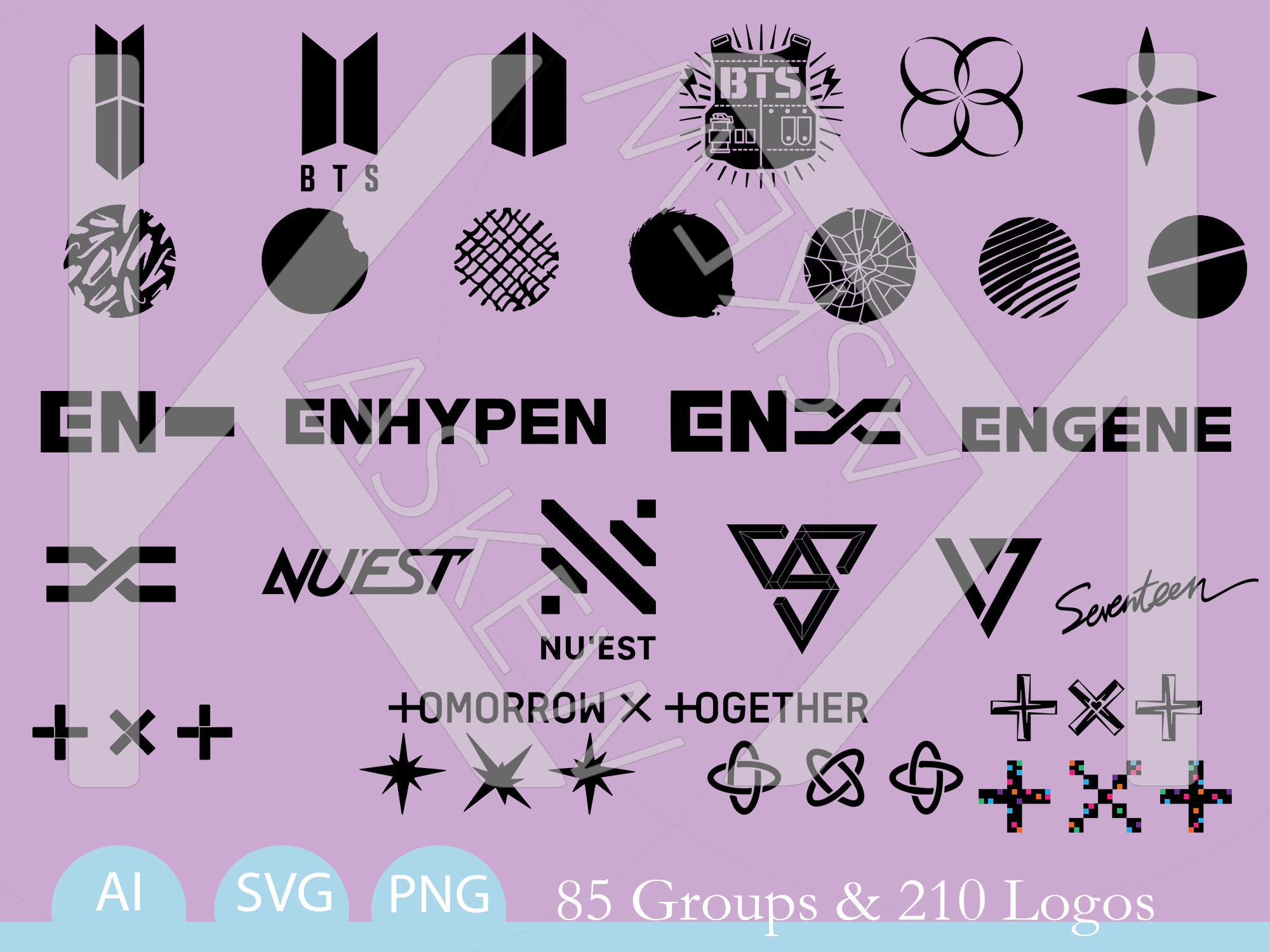 Kpop Group Symbols