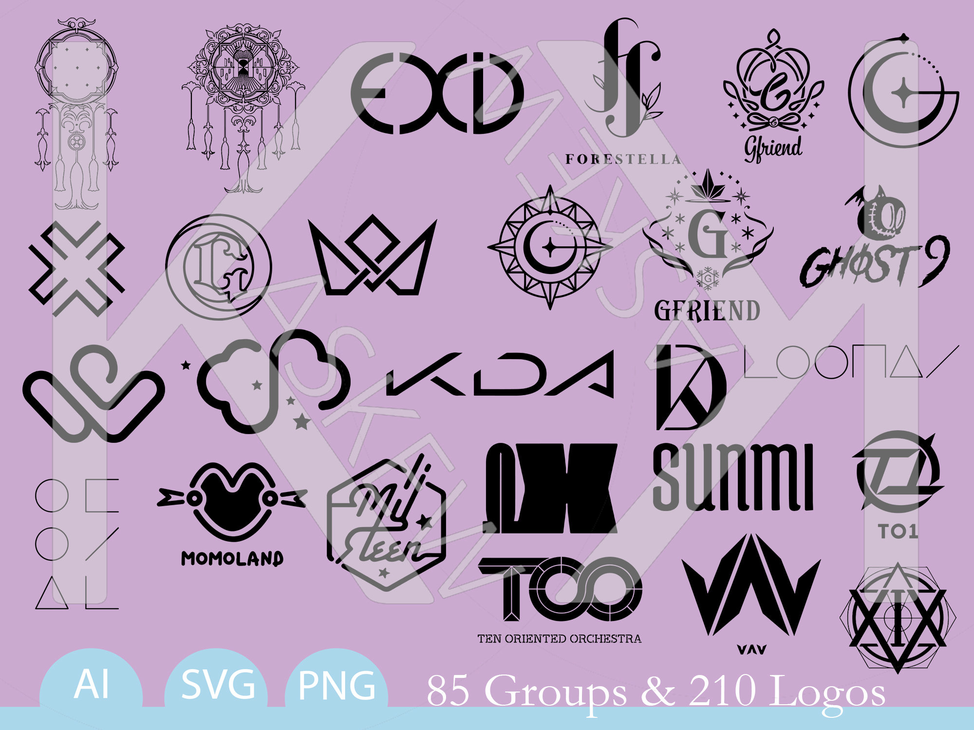 Kpop Group Logo
