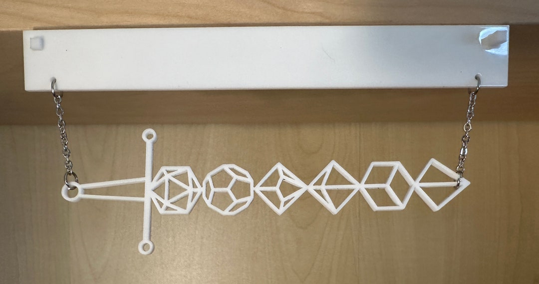 DND Dice Sword Shelf Hanger Bookshelf Decor - Etsy