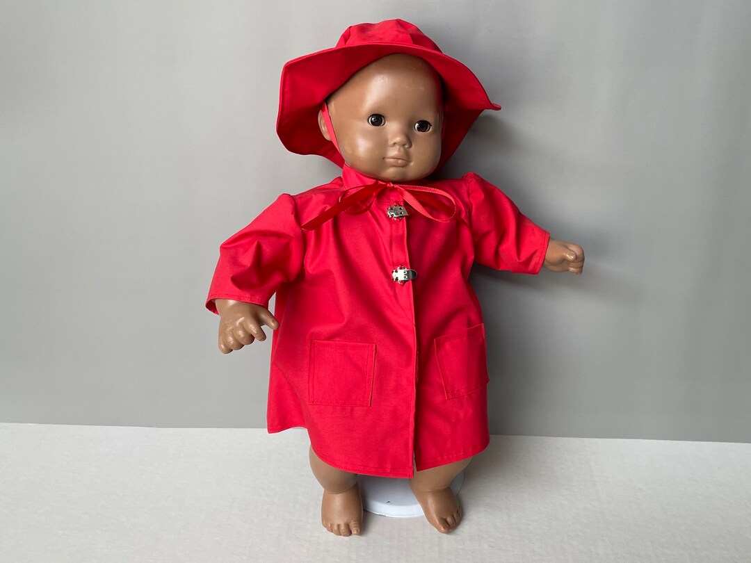 Red Raincoat and Hat Doll Clothes for 15 Inch Bitty Baby - Etsy