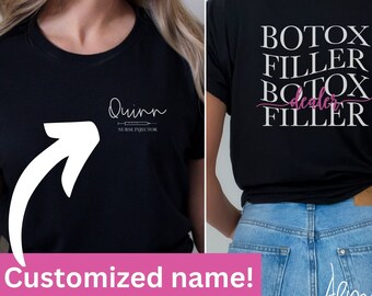 Personalized Nurse Injector Botox Shirt Botox Dealer T-shirt - Etsy