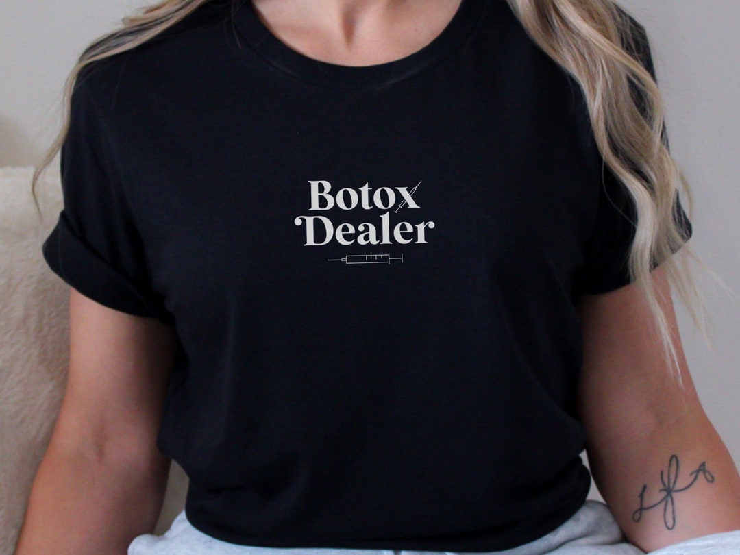 Minimalist Botox Syringe Shirt, Botox Dealer Shirt, Nurse Injector ...