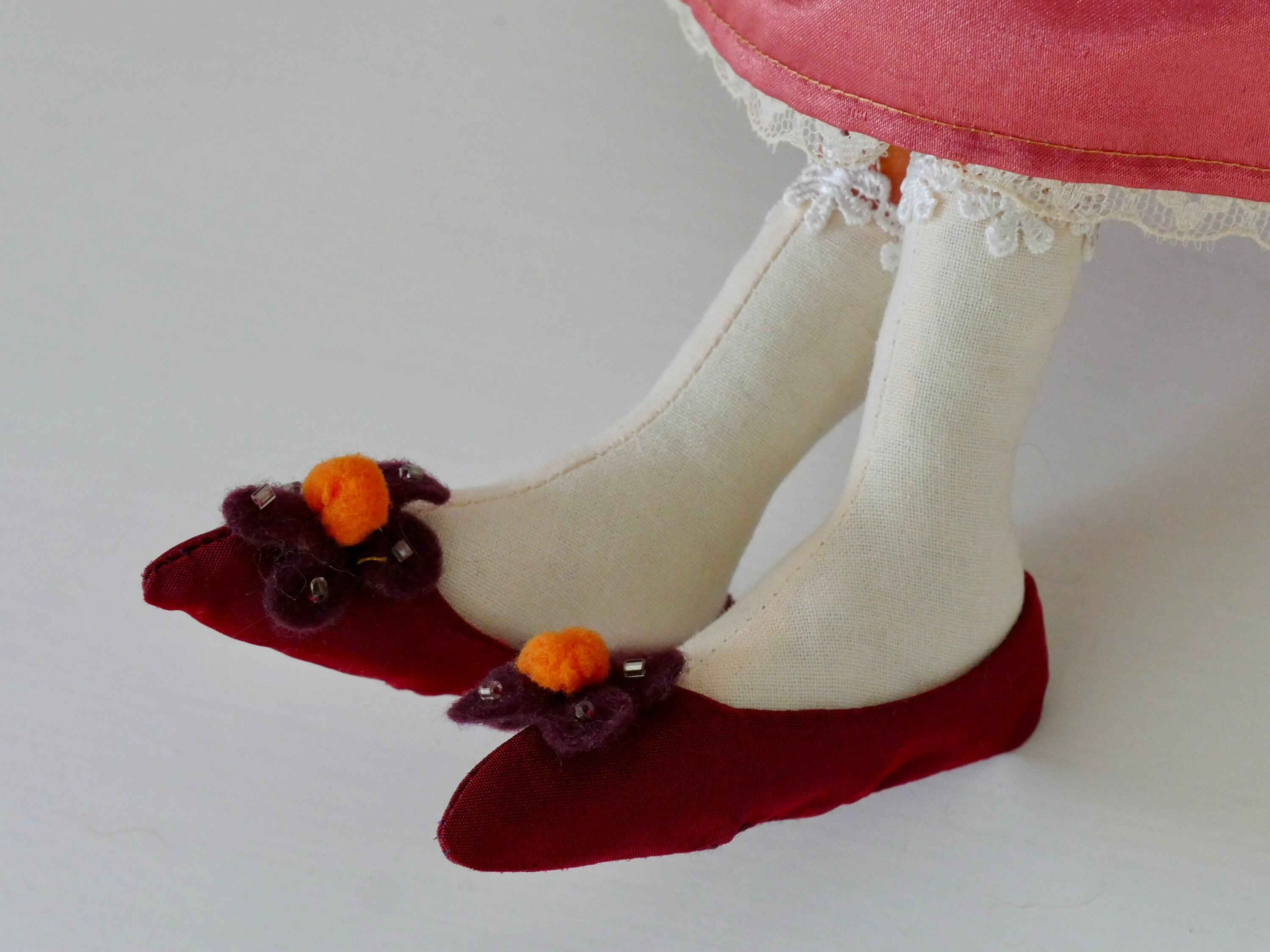 Art Doll Mo. 45cm Ooak/textile/cloth/art/heirloom/collector's Doll ...