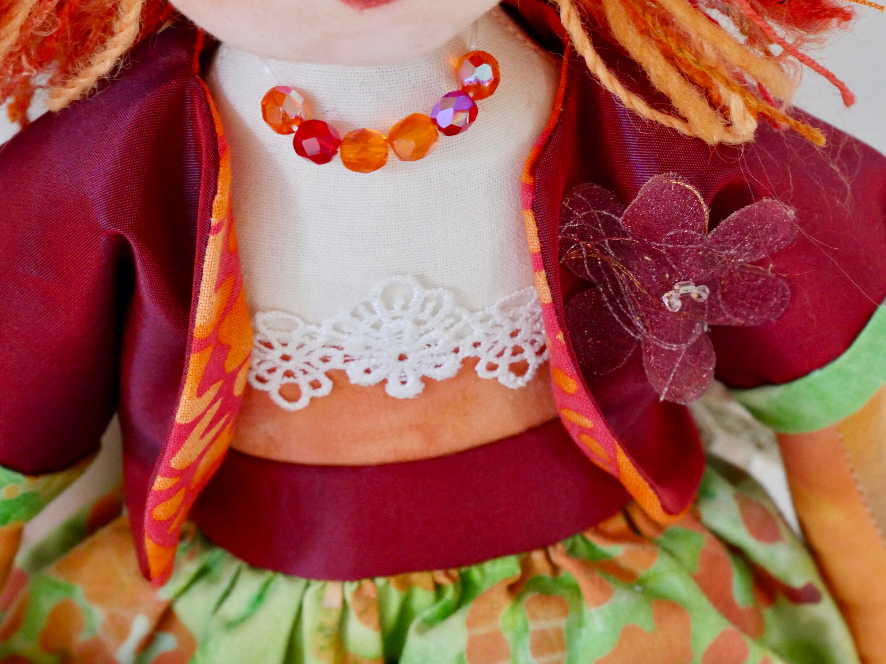 Art Doll Mo. 45cm Ooak/textile/cloth/art/heirloom/collector's Doll ...