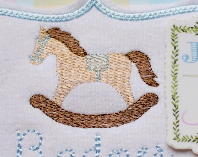 Sketch Mini Rocking Horse Embroidery Design, Rocking Horse Embroidery ...