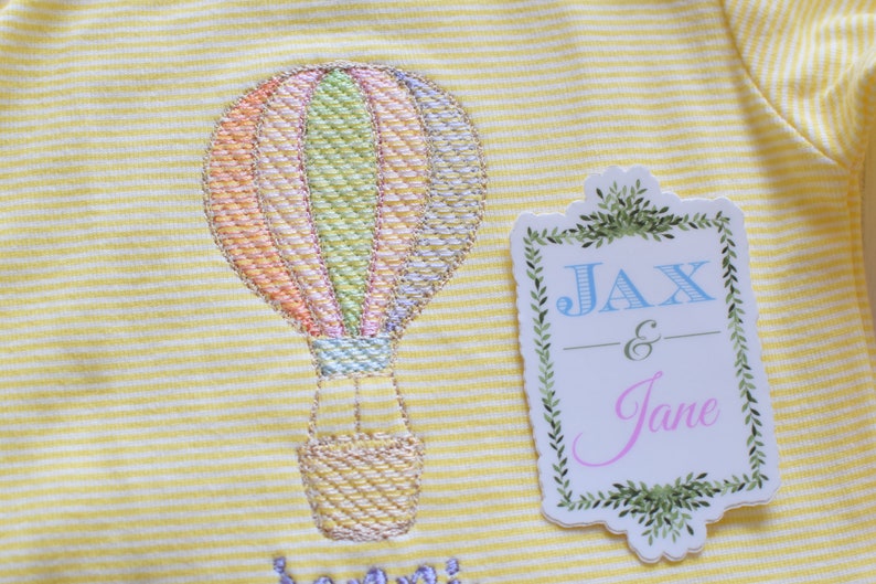 Balloon Embroidery Designs, Hot Air Balloon Embroidery Design, Balloon ...