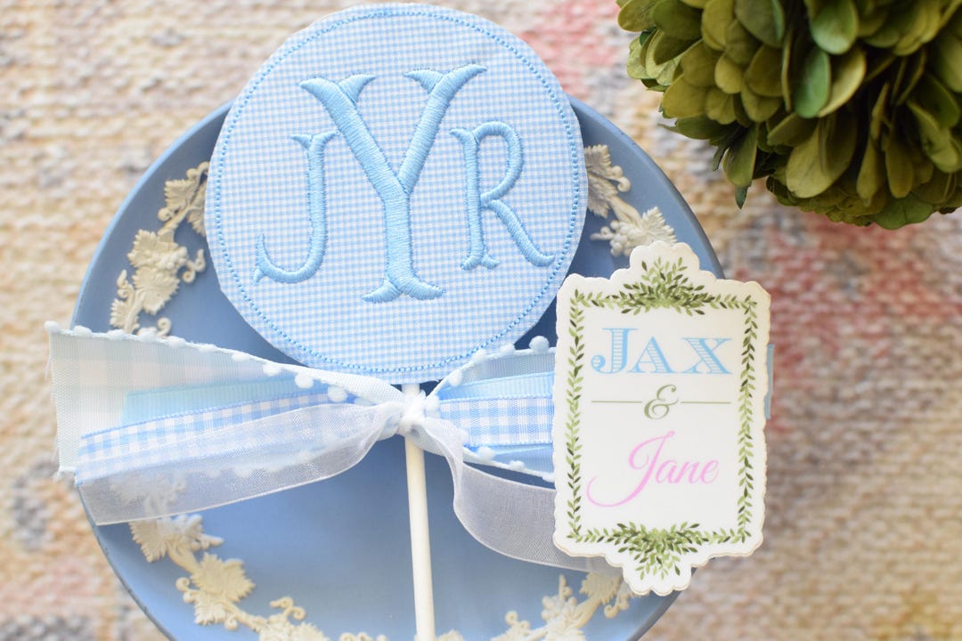 Circle Embroidery Cake Topper Frame, Circle Applique Embroidery Design ...