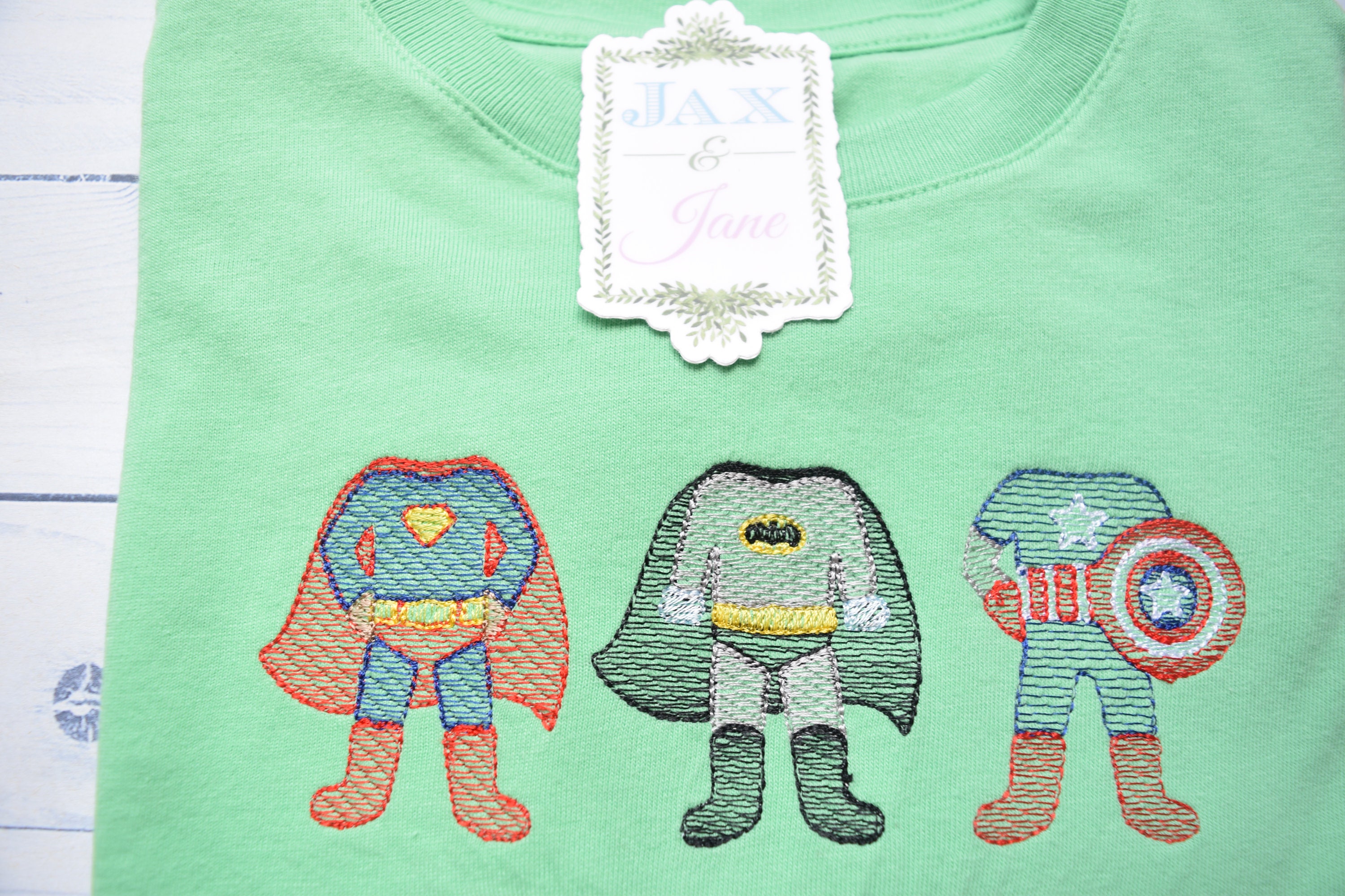 Boys Super Hero Embroidery Design Superhero Embroidery - Etsy