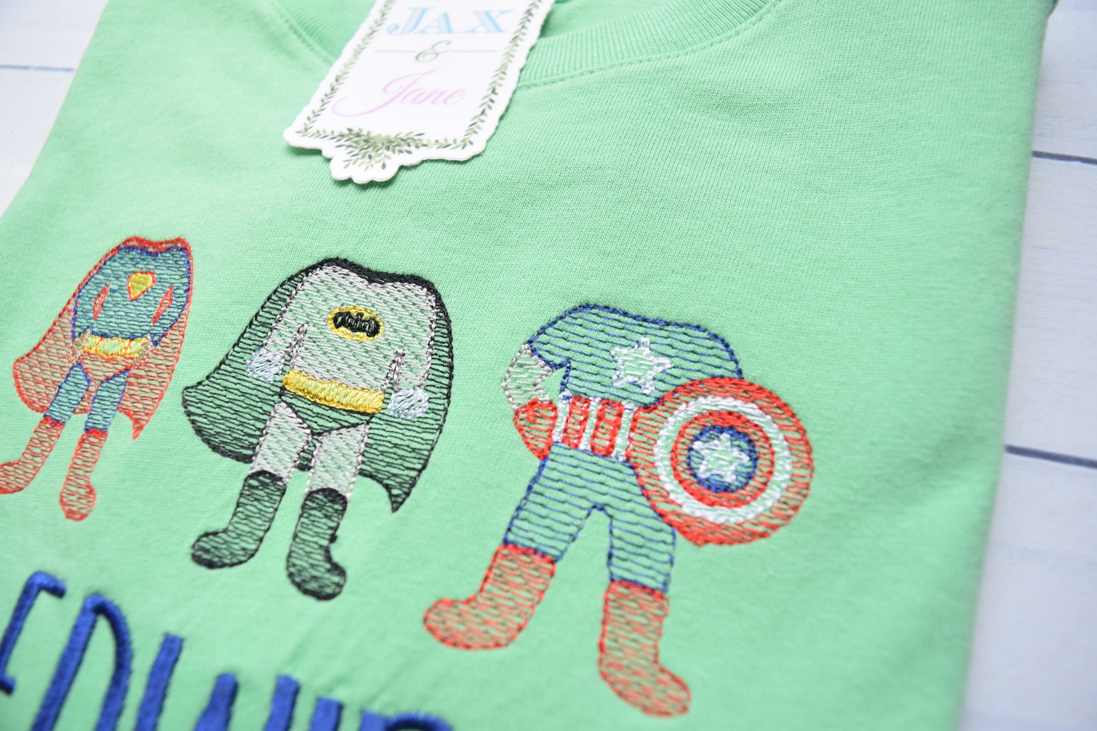 Boys Super Hero Embroidery Design Superhero Embroidery - Etsy