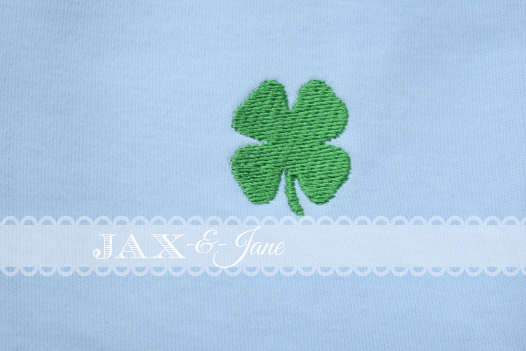 4-leaf Clover Embroidery Design, 4-leaf Clover Fill Mini Embroidery ...
