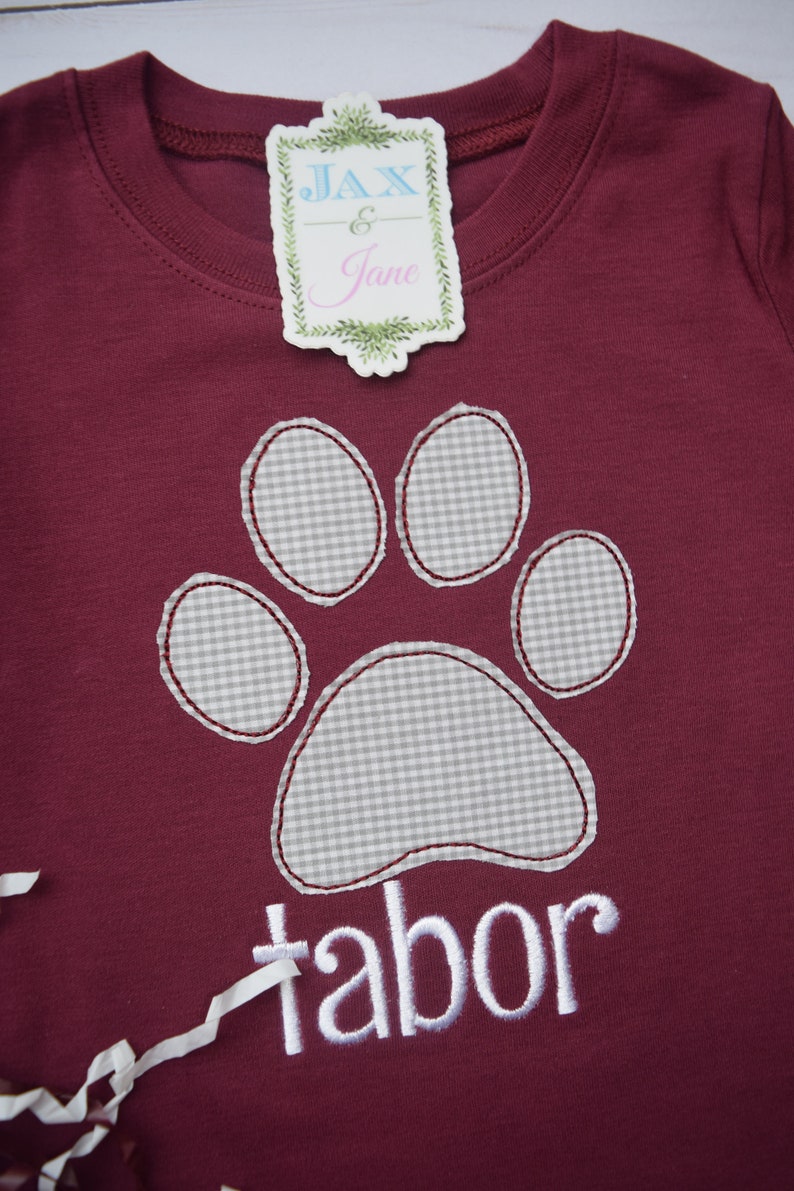 Applique Paw Print Design, Paw Print Applique Design, Paw Print ...