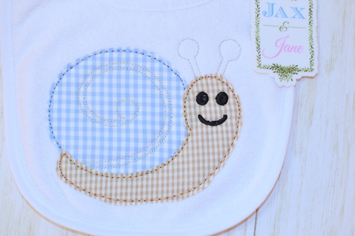 Snail Applique Design, Baby Snail Applique Design, Snail Applique, Easy ...