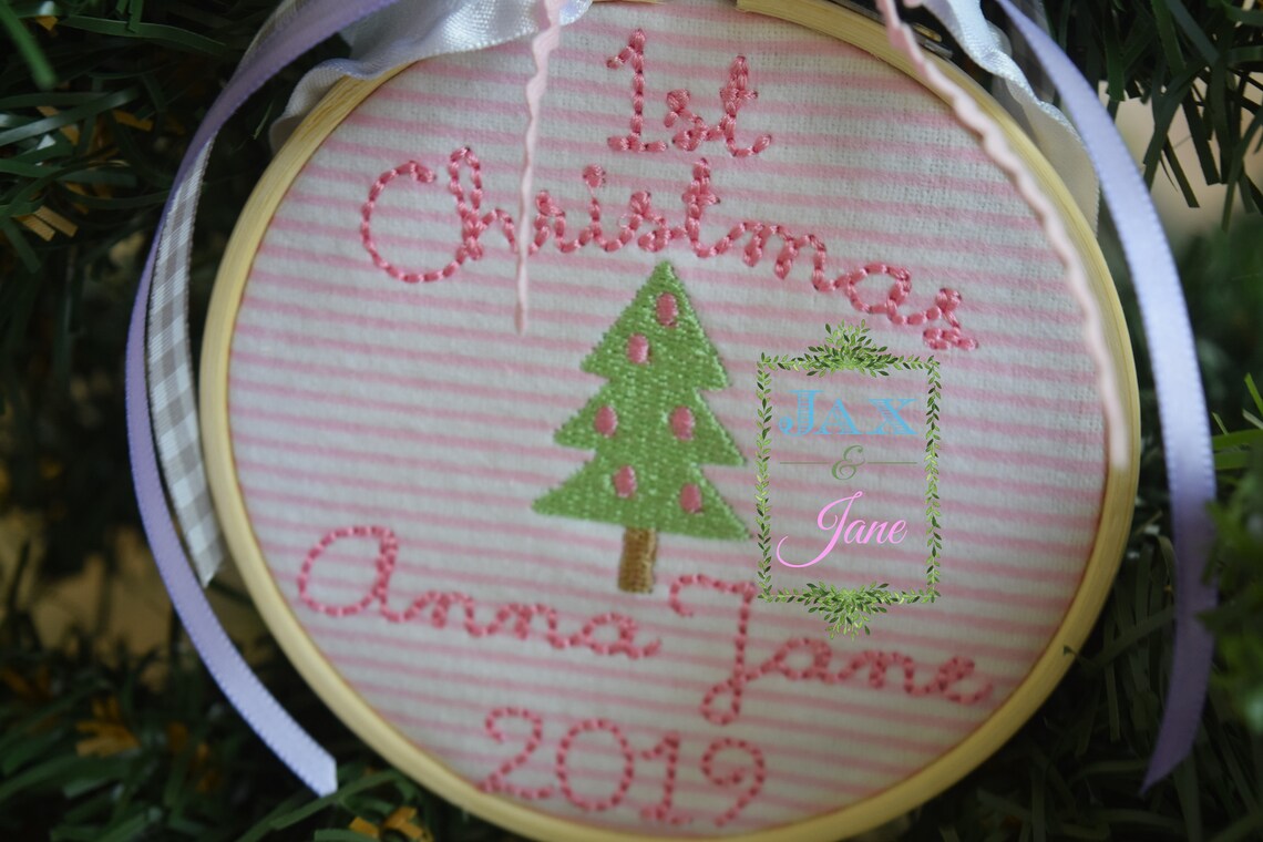 Filled Mini Christmas Tree Embroidery Design Filled Mini - Etsy