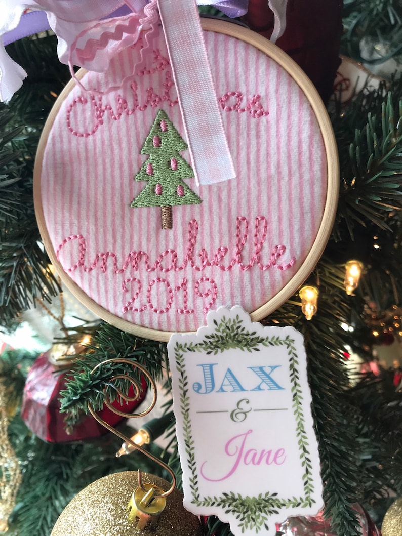 Filled Mini Christmas Tree Embroidery Design Filled Mini | Etsy