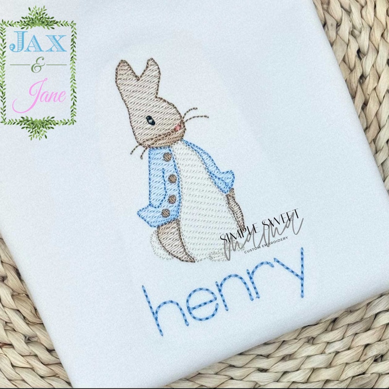 Peter Rabbit Embroidery Design - Etsy