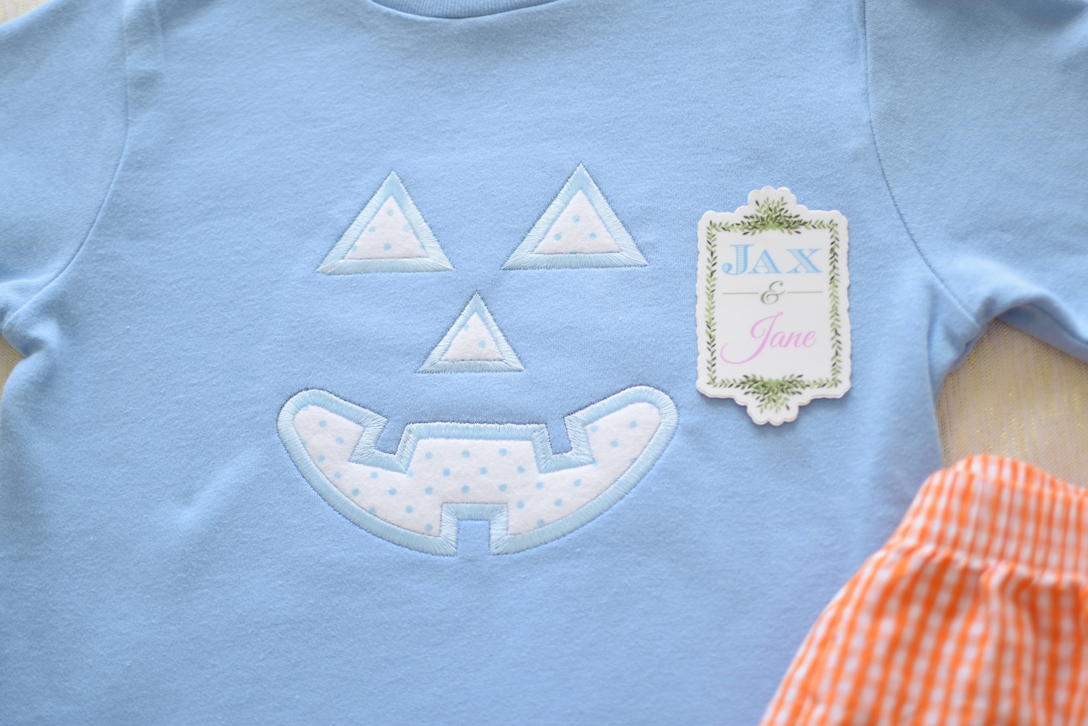 Jack-o-lantern Face Applique Design, Jackolantern Applique, Pumpkin ...