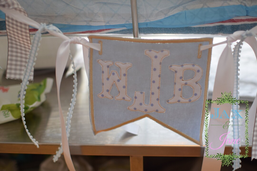 Banner Applique Frame, Banner Frame Design, Pennant Banner Applique ...