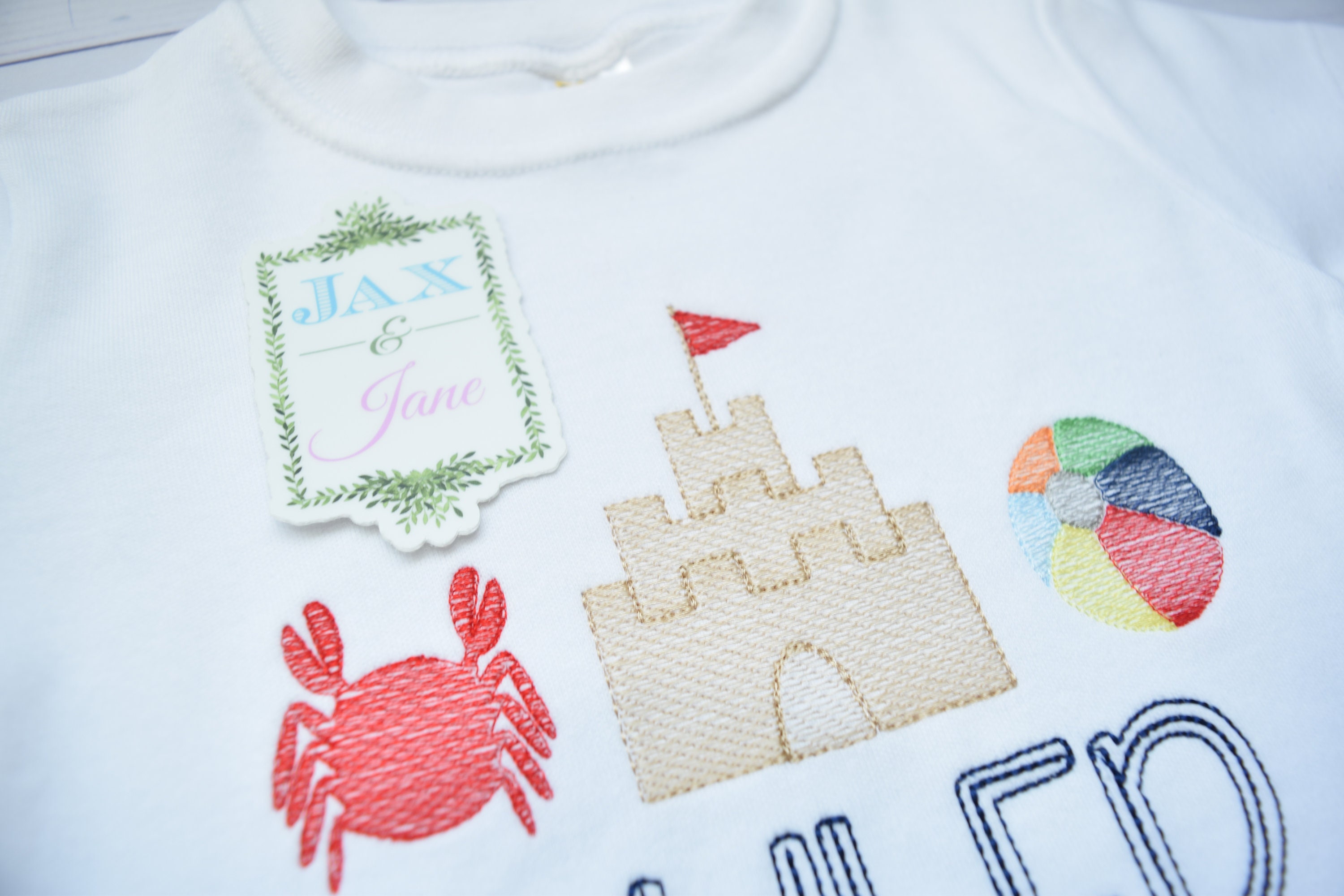 Sketch Summer Design, Summer Stitch Embroidery Design, Crab Embroidery ...
