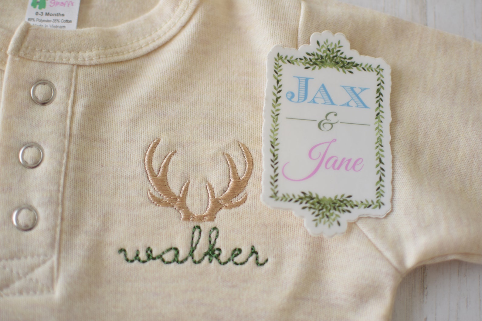 Filled Mini Antler Monogram Embroidery Design, Frame Mini Deer Antlers ...