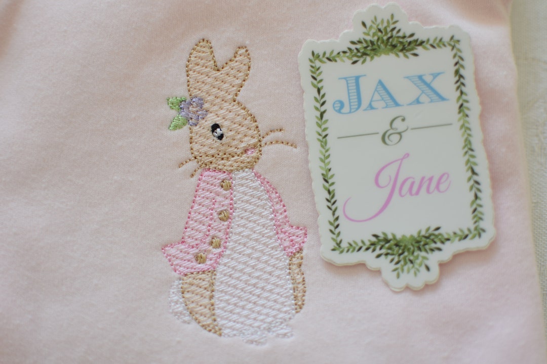 Easter Peter Rabbit Sketch Design, Peter Rabbit Embroidery, Flopsy ...