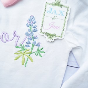 Texas Bluebonnet Embroidery Design, Bluebonnet Flower Embroidery ...