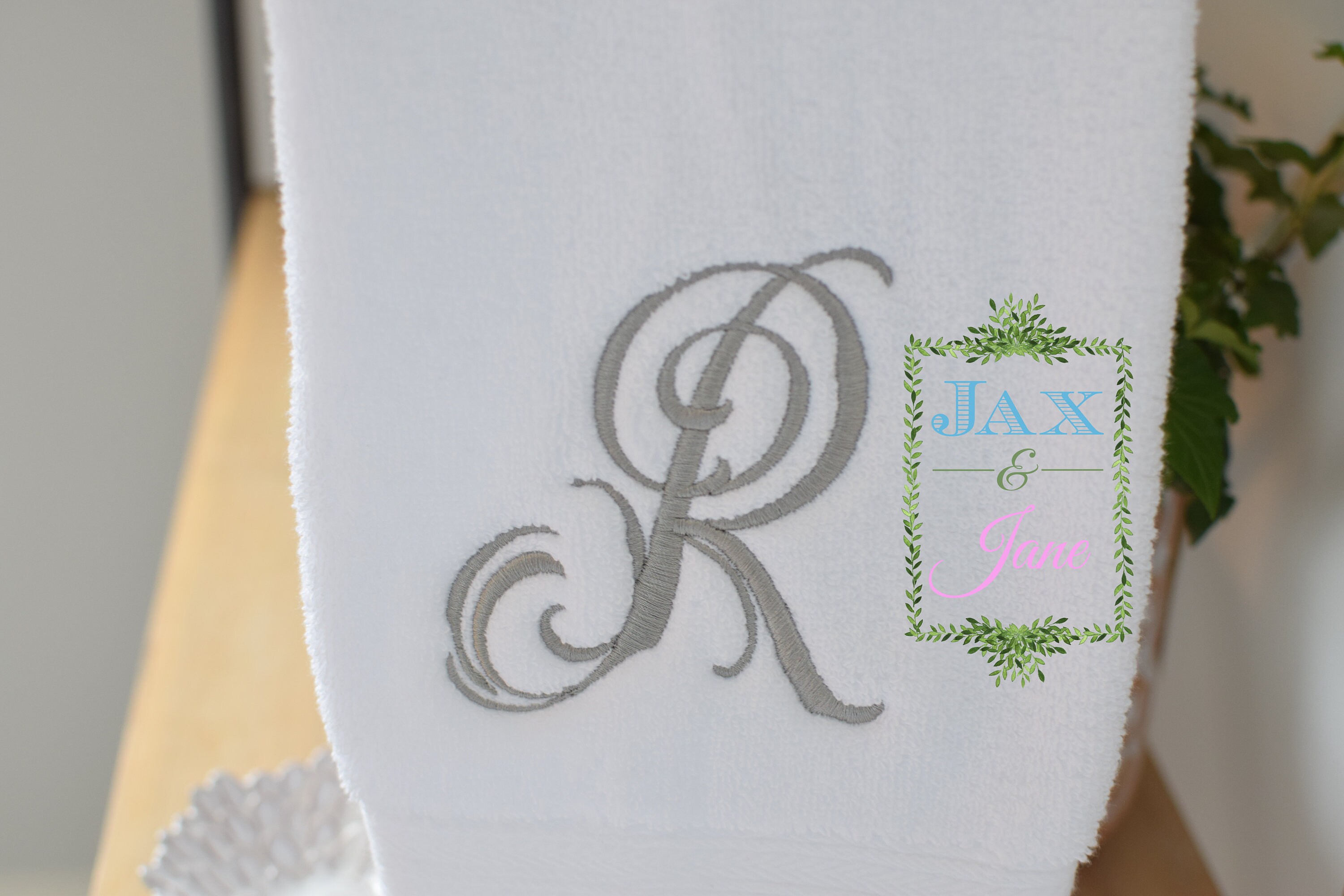 R Scroll Embroidery Design R Embroidery Design R Font Fancy | Etsy
