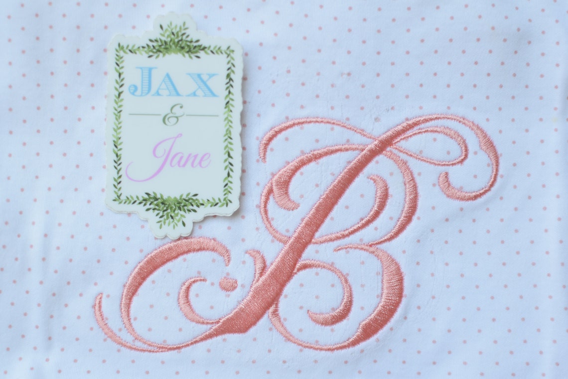 Scroll Monogram Letter B, 4x4 Embroidery Design (digital Download) - Etsy