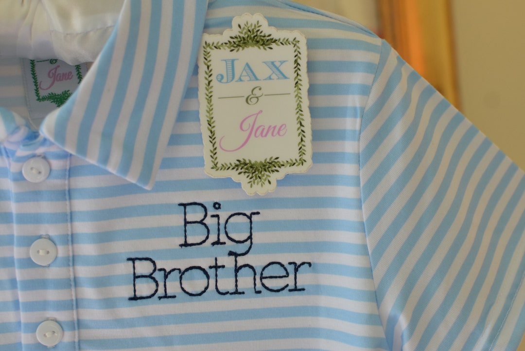 Big Brother Embroidery Design, Big Brother Embroidery Design for Polo ...