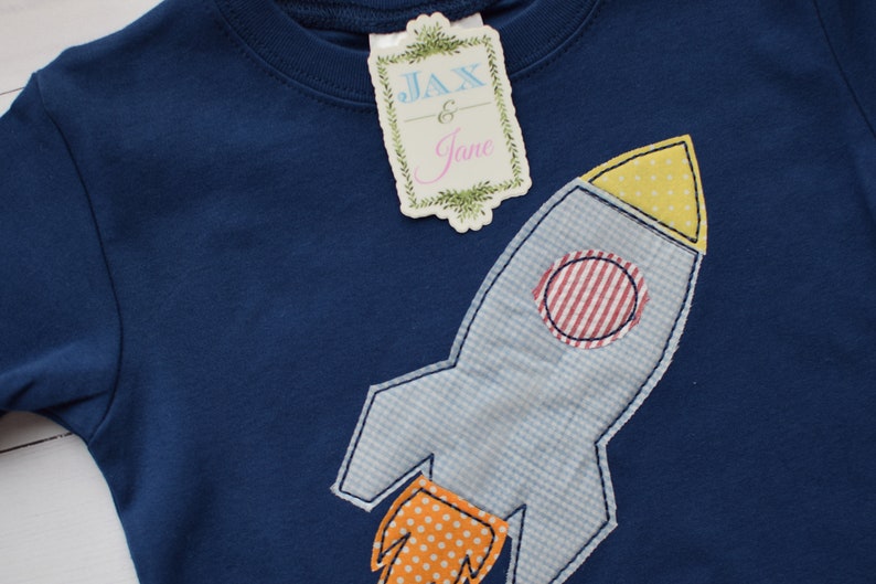 Rocket Ship Applique Design, Rocket Embroidery Design, Space Rocket ...