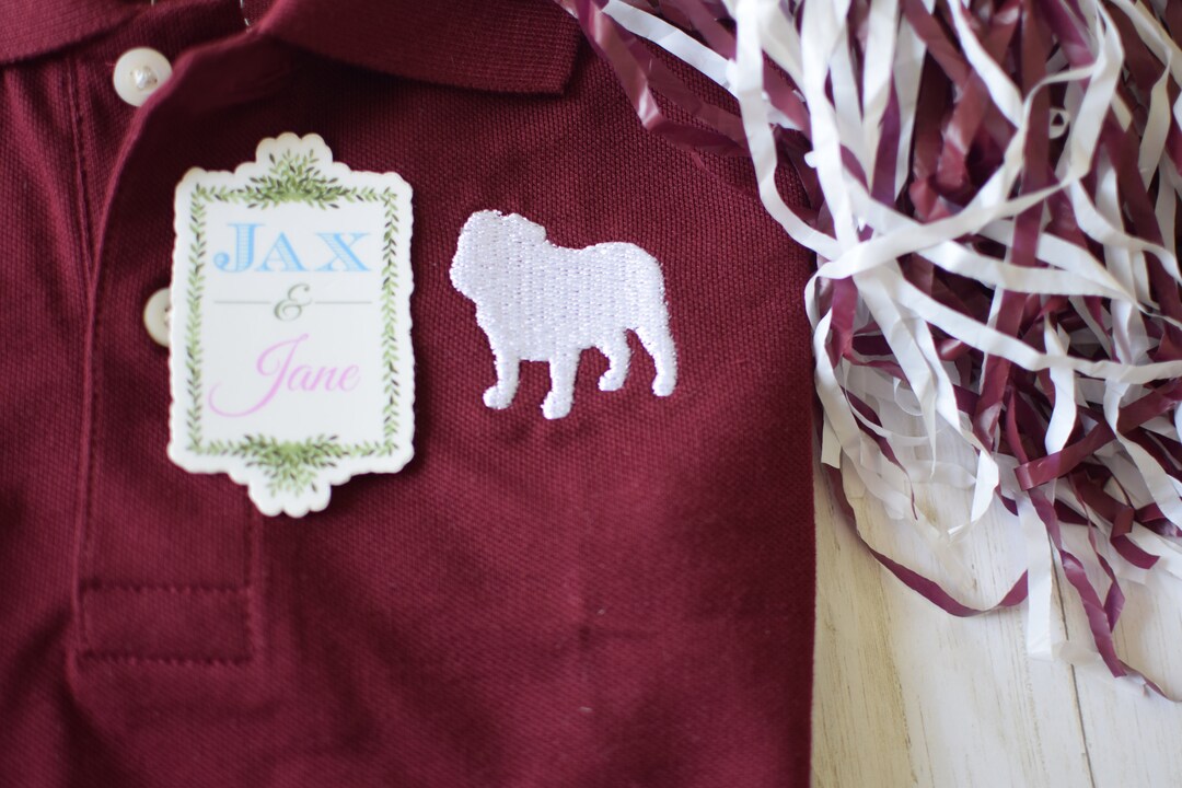 English Bulldog Embroidery Design, Bulldog Embroidery Design, Bulldog ...