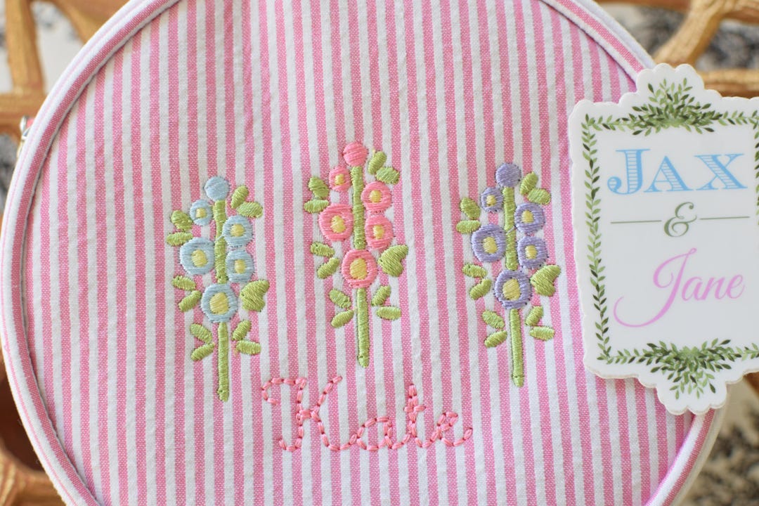 Filled Mini Flower Embroidery Design, Mini Spring Flower Embroidery ...